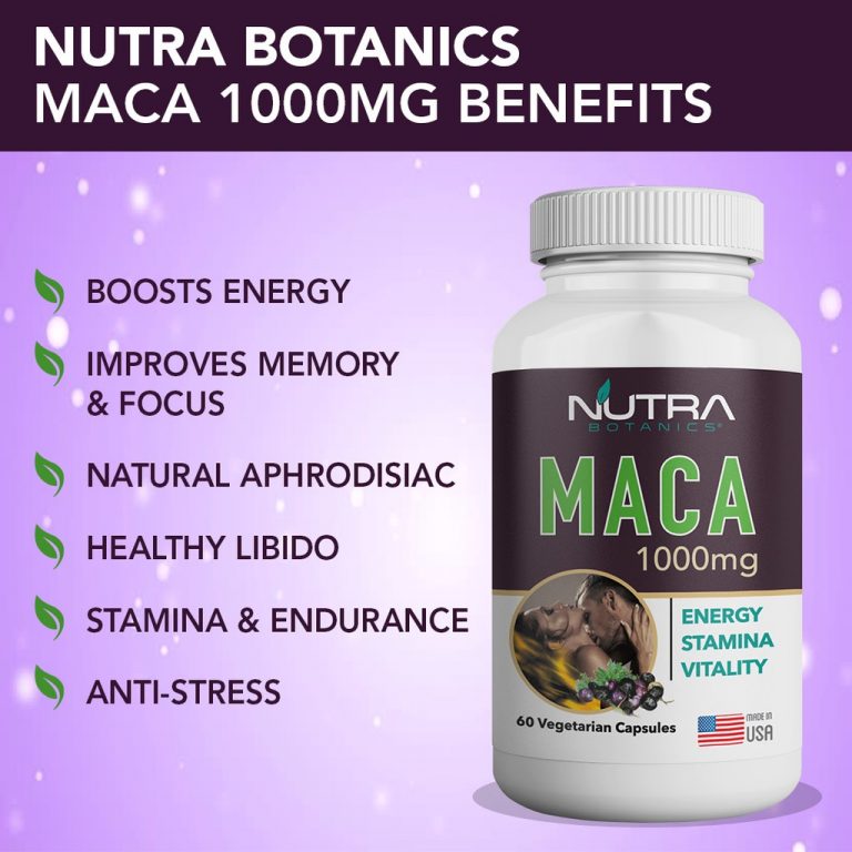 Nutra Botanics™ Maca 1000mg (10’s Capsules) - 1 Plus Pte Ltd